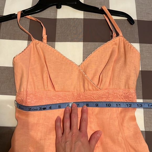 Gianni Bini | Dresses | Gianni Bini Size Peach Summer Dress Midi Length ...